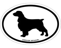Unique cocker spaniel decal related items | Etsy