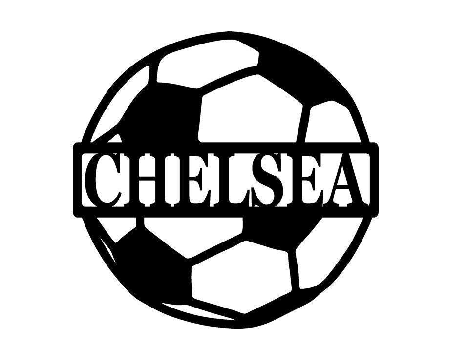 Personalized soccer Metal Sign Custom metal soccer Name sign