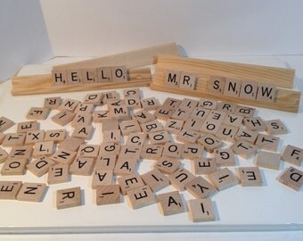 Scrabble tile racks | Etsy