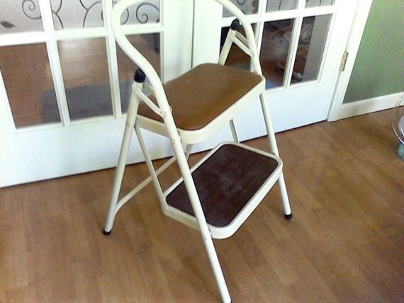 Vintage Kitchen stool step stool step latter Made in the