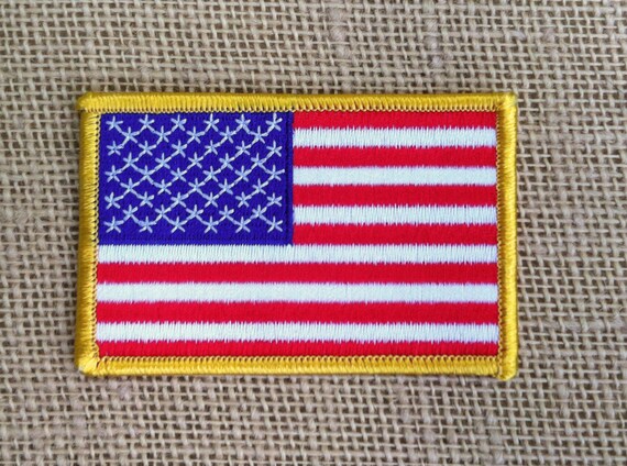 Iron On Patch USA Flag Patch American Flag Patch for Jackets