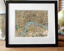 Unique london map related items | Etsy