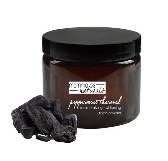 Natural Remineralizing Tooth Powder Toothpaste by MommaBNaturals