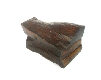Wooden Box Natural Teak Wood Rustic Driftwood by WoodCarvingArt