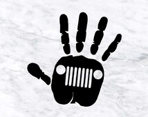 Unique jeep wave sticker related items | Etsy
