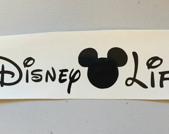Vinyl Disney car decal 8x10