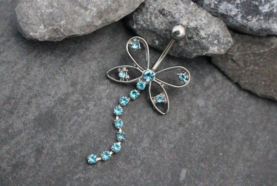 Unique Belly Chain Belly Button Rings Silver by MyBodiArt