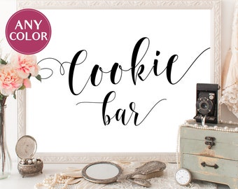 Cookie bar signs | Etsy