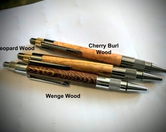 Handmade Custom Wooden Pens: Designer Twist by DashWoodsDesign