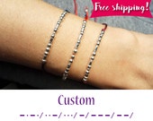 Unique morse code jewelry related items | Etsy