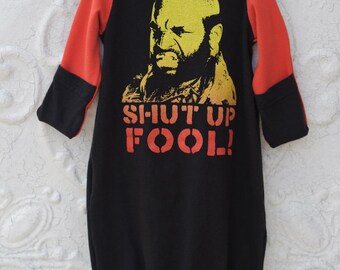 Items similar to Shut Up Fool Sampler starring Mr T. on Etsy