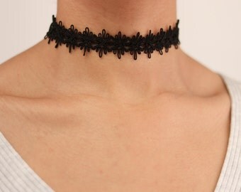 Unique lace choker necklace related items | Etsy