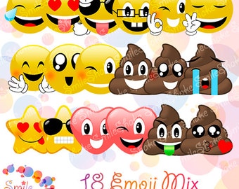 Lachende kak emoji | Etsy