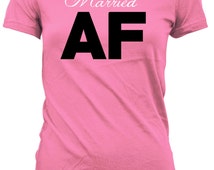 Unique married af shirt related items | Etsy