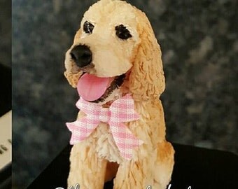 Spaniel cake toppers | Etsy