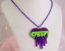 Popular items for creepy necklace on Etsy