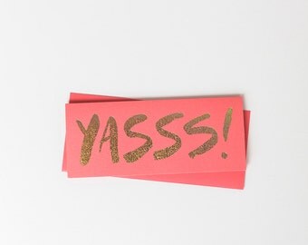 Yasss | Etsy