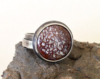 Dinosaur bone ring | Etsy