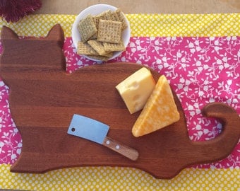 Cat cutting board | Etsy