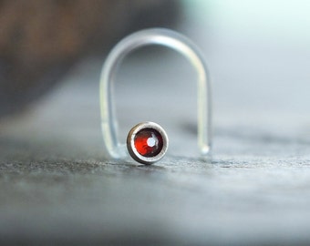 Red nose ring | Etsy