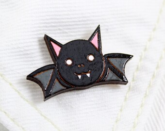 Unique laser cut pins related items | Etsy