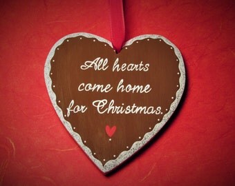 Unique gingerbread heart related items | Etsy