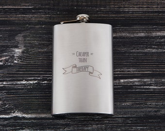 Quotes flask | Etsy