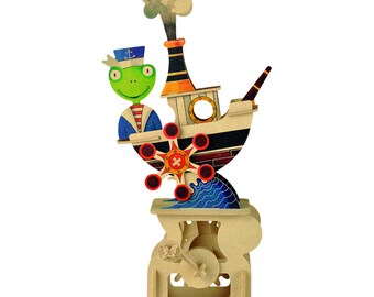 3D Wooden Puzzle Moving Model Kit DIY Moving by SimpleSmart