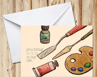 Items similar to You bring color to my life. on Etsy