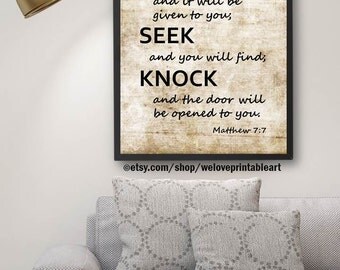 Bible verse art | Etsy