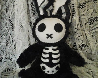 Skeleton plush toy | Etsy