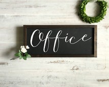 Unique rustic office decor related items | Etsy