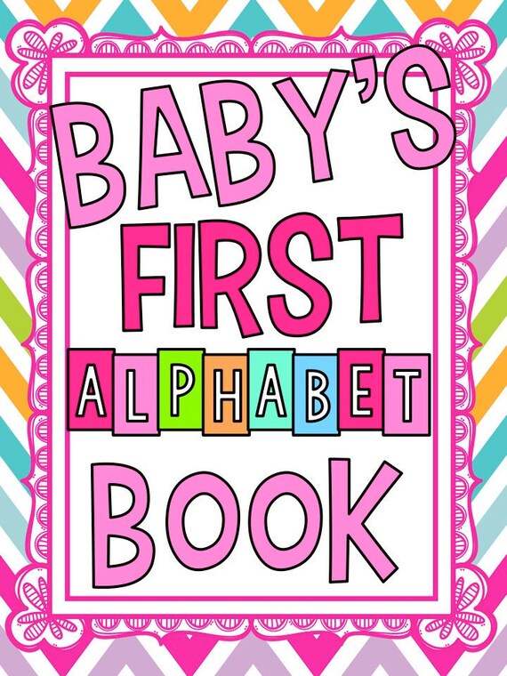 Baby's First ABC Book by CREATEandSPARKLE on Etsy