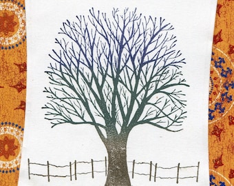 Bare tree stamp | Etsy