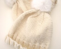 Unique fur pom pom related items | Etsy