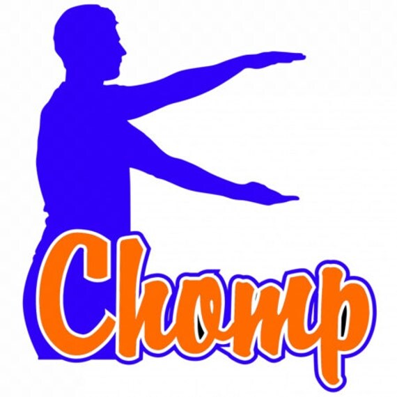 Florida Gators Gator Chomp Decal Sticker