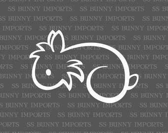 Crazy bunny lady sticker full text rabbit decal by SSBunnyImports