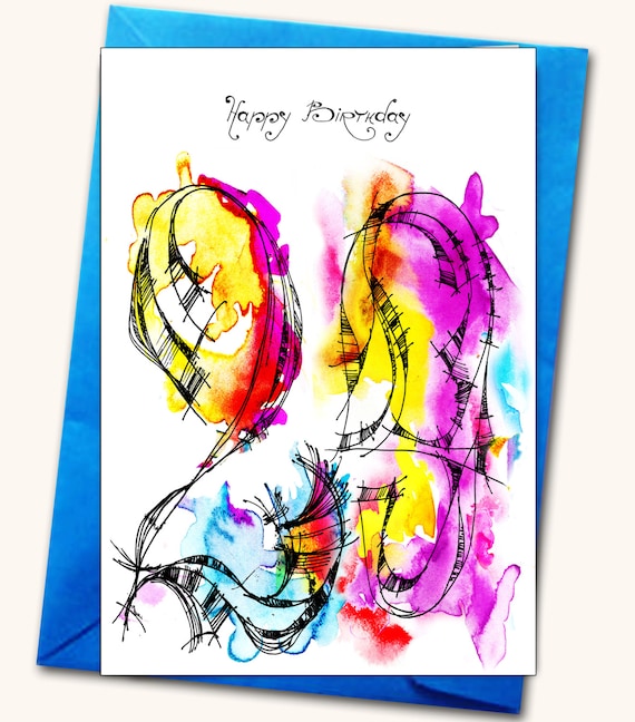 29th Birthday Greeting card Personalised cards by LubaFenwickGifts