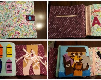 Velcro activity book | Etsy