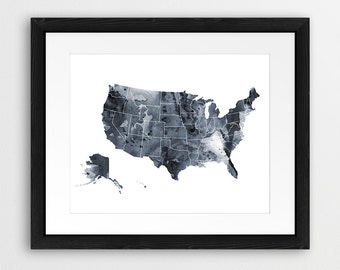 usa map – Etsy