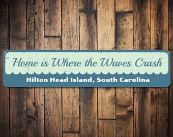 Surfboard Rental Sign Personalized Surf Shop by LiztonSignShop