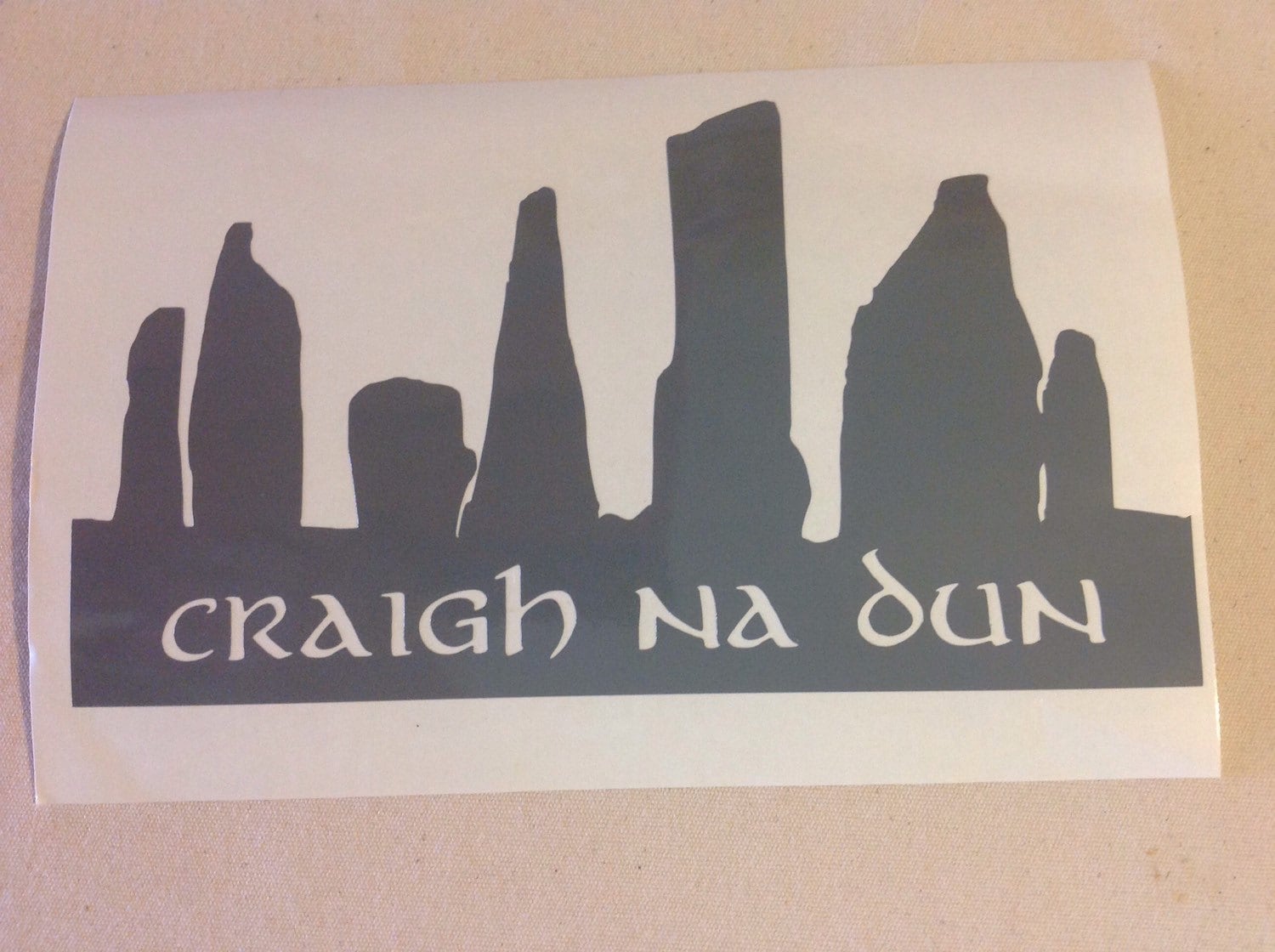 Outlander Craigh na Dun Standing Stones Vinyl Decal Sticker