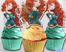 Artículos únicos para merida cupcakes | Etsy