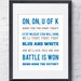 University of Kentucky Fight Song Wall Art Printable