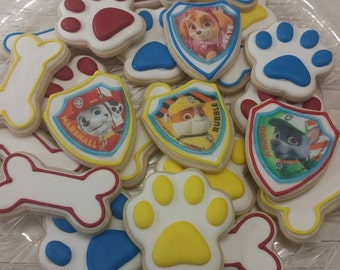 Unique paw patrol cookies related items | Etsy