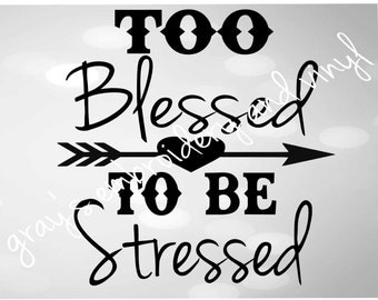Too blessed | Etsy