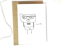 Popular items for nerdy birthday card on Etsy