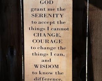 Serenity sign | Etsy