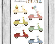 Popular items for retro scooter on Etsy