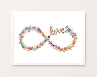 Infinity quote | Etsy